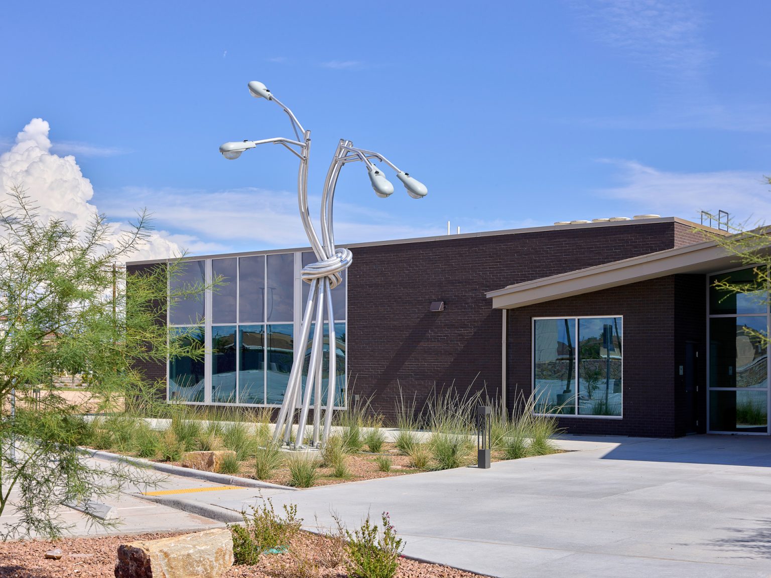 Public Art Photography of Luminous Bound at Sun Metro Eastside Terminal - El Paso Professional ...