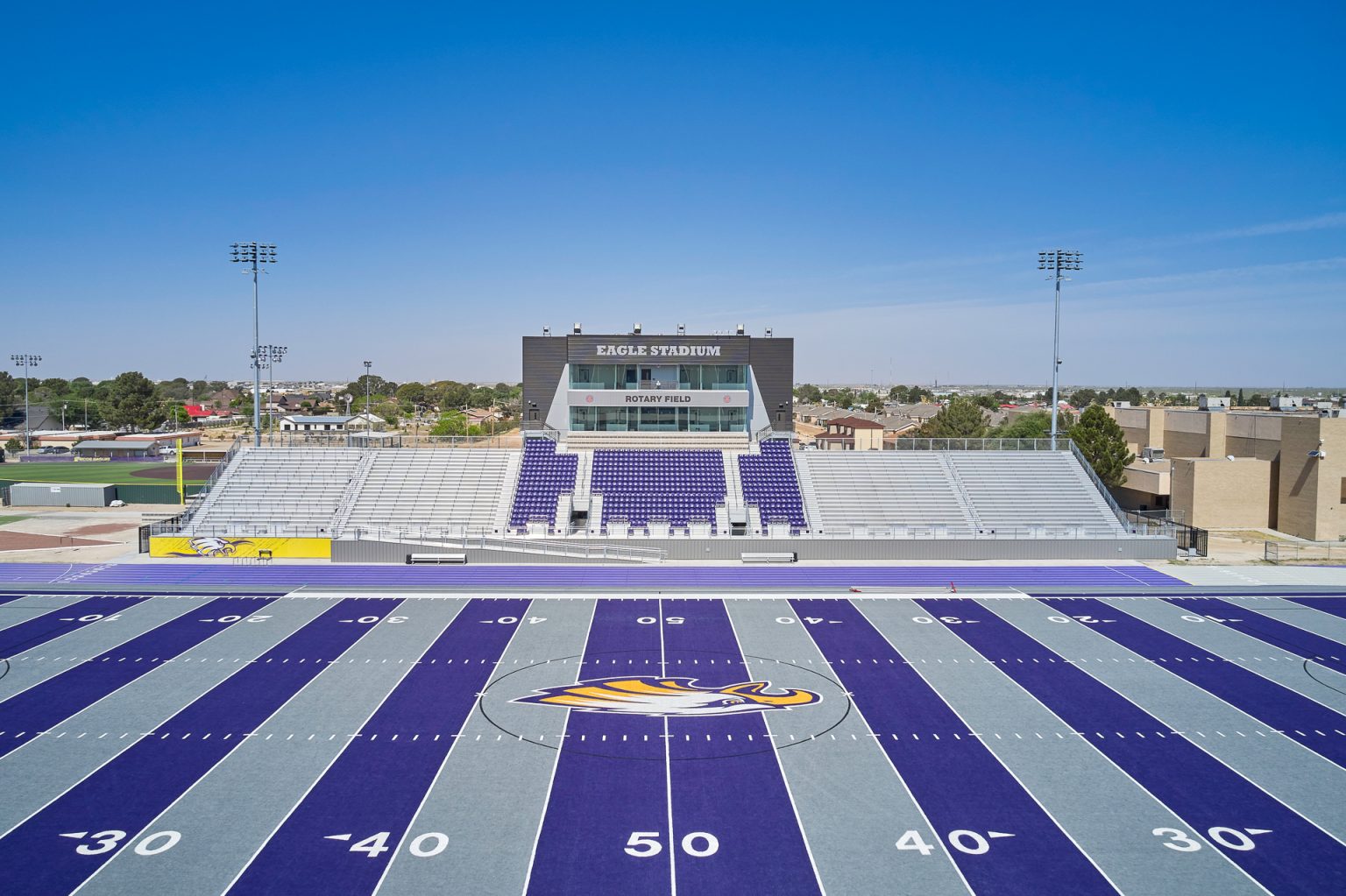 Architectural and Aerial Photography of the New Pecos High School ...