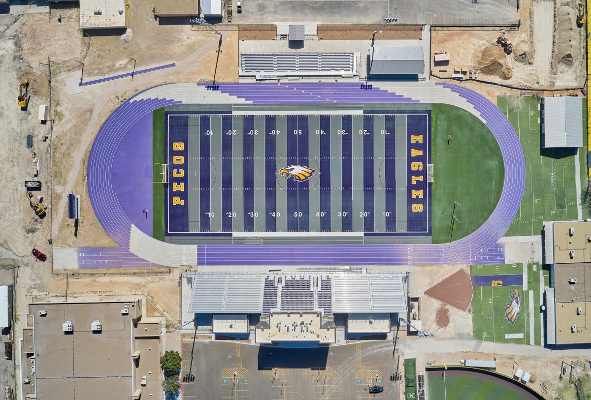 Architectural and Aerial Photography of the New Pecos High School ...